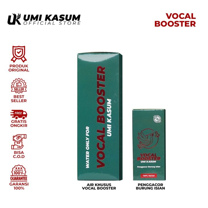 Vocal Booster Umi Kasum Multivitamin Penggacor & Air Minum Burung Kicau ...