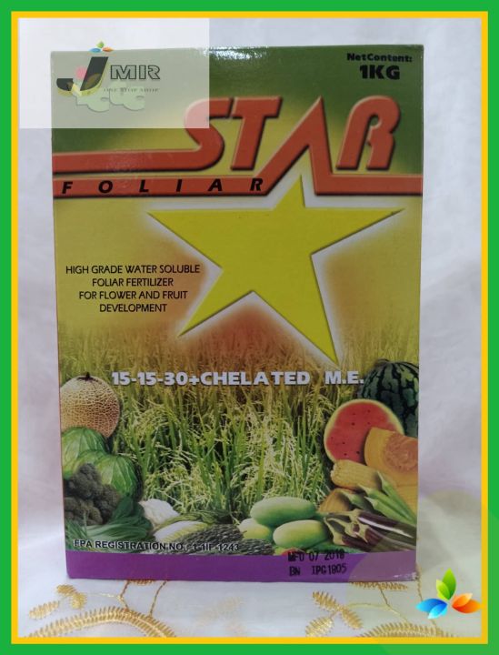 Star Foliar Fertilizer 15-15-30 + Chelated M. E. 1 Kilo ( same as Crop ...