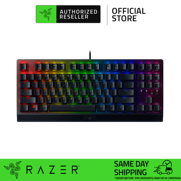 Razer Blackwidow V3 TKL Tenkeyless Wired Gaming Keyboard | Yellow ...