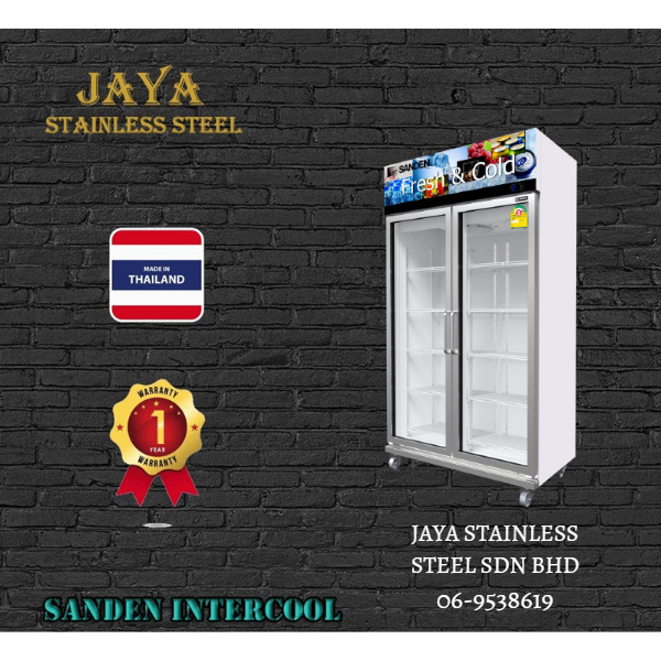 (JAYA FREEZER) SANDEN INTERCOOL - 2 Door Chiller OEM - 1205i (INVERTER ...
