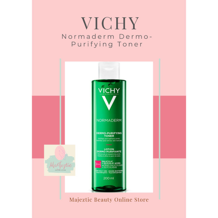 AUTHENTIC Vichy Normaderm Purifying Pore-Tightening Toner 200 ml ...
