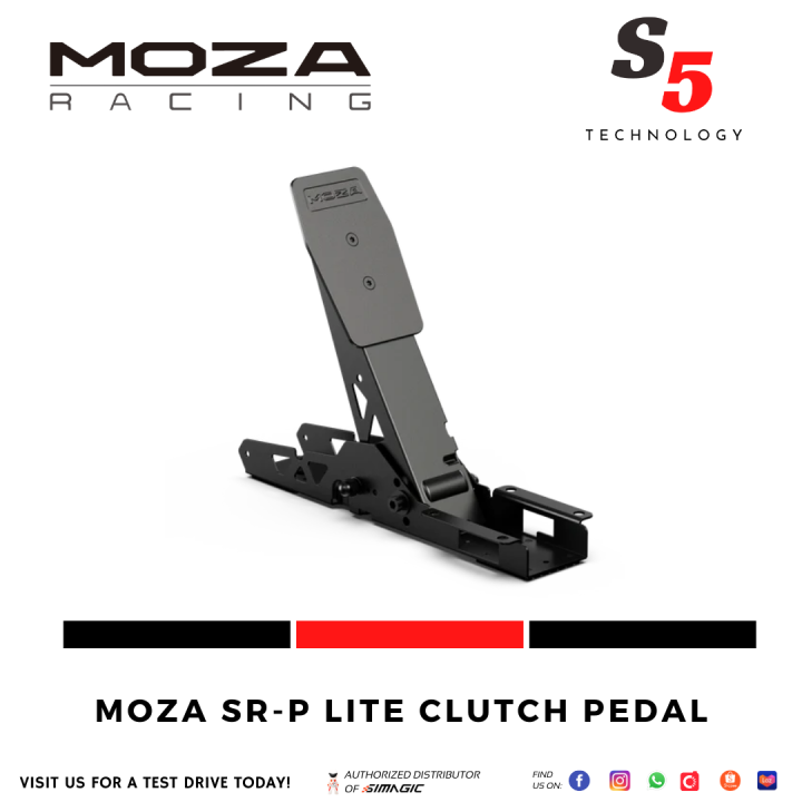 MOZA SR-P Lite Clutch Pedal / For Moza R5 SR-P lite add on / MOZA SR-P ...