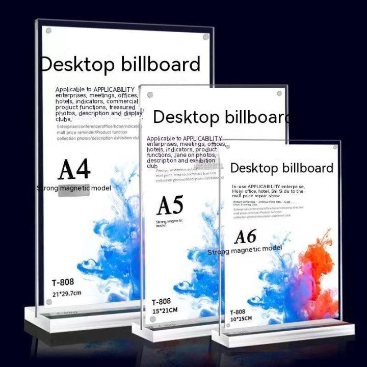 Acrylic Double Sided Menu Holder Display Stand | Lazada PH