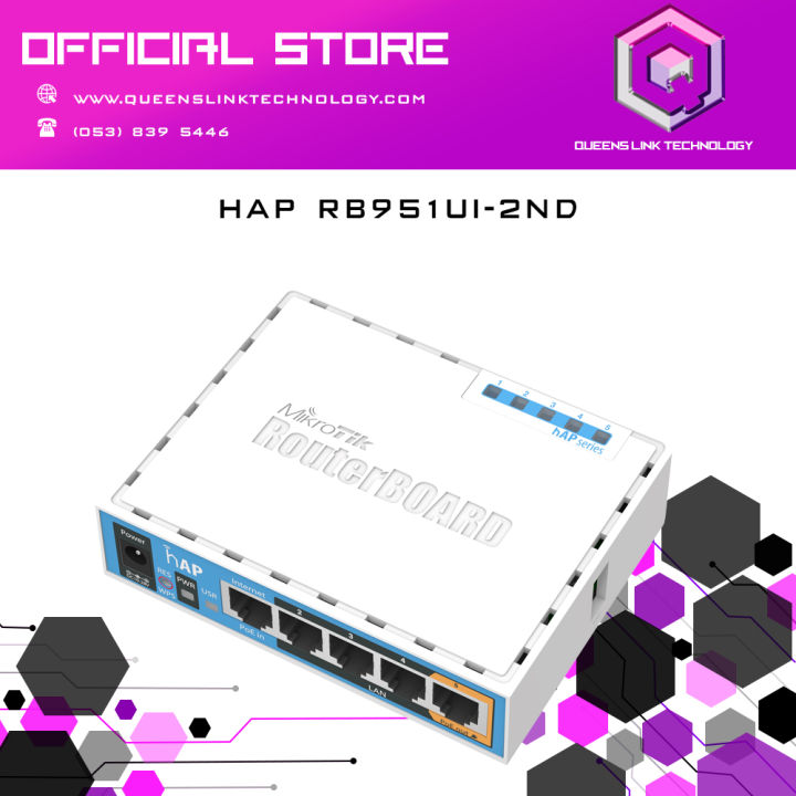 Mikrotik RB951Ui-2HnD – 5-Port Access Point AP | Lazada PH