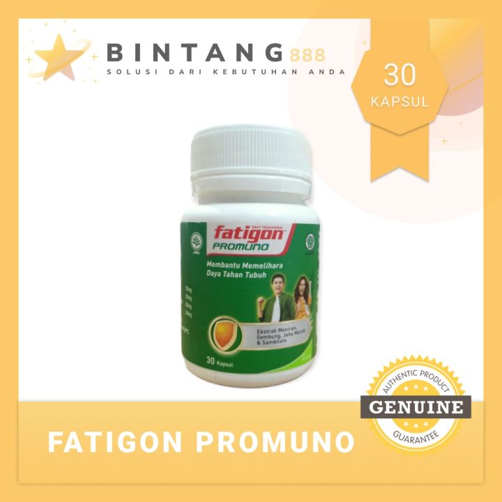 Fatigon Promuno 30 Kapsul membantu memelihara daya tahan tubuh | Lazada ...