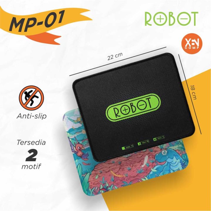 Mouse Pad Robot RP-01 Mousepad Gaming Robot Anti Slip | Lazada Indonesia
