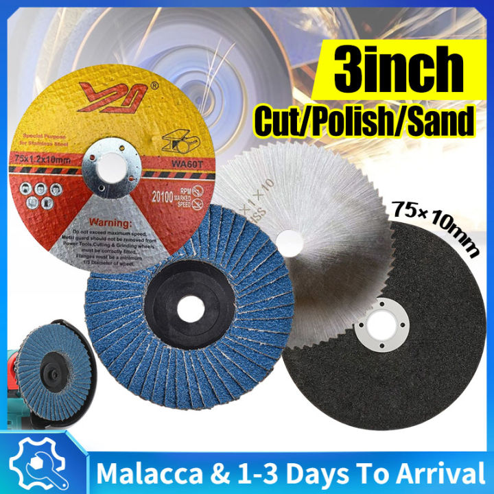3 inch Cut Off Wheel Cutting Disc 75mm Hole Resin Cutting Wheels for Stainless Steel and Metal ...