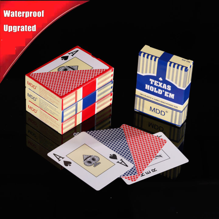 Waterproof and Wear-resistant PVC Poker Frosted Large-character Texas ...