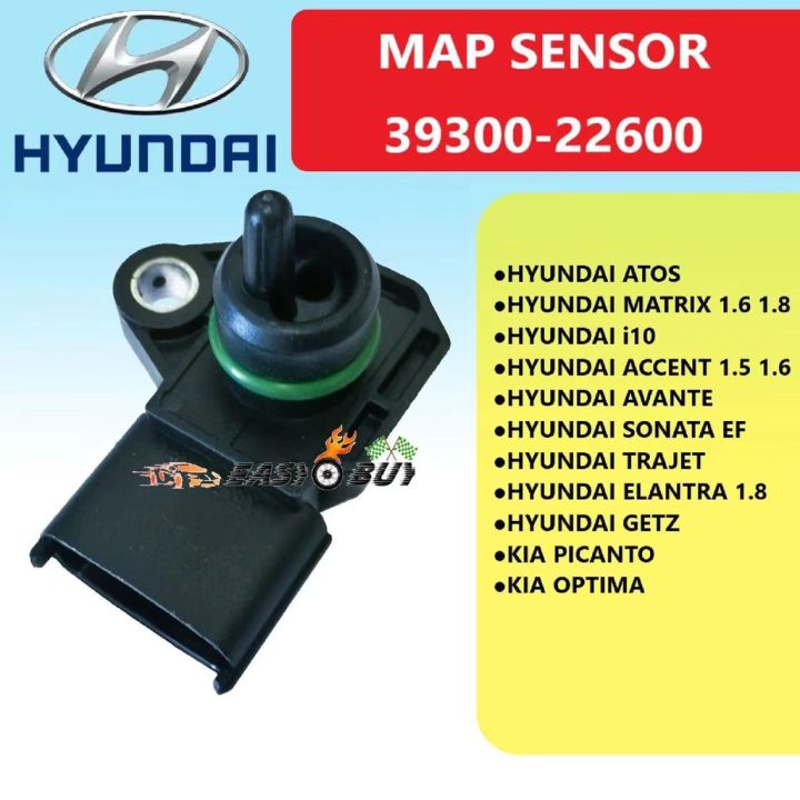 GENUINE HYUNDAI PRESSURE MAP SENSOR - HYUNDAI ATOS MATRIX 1.6 1.8 /i10 ...