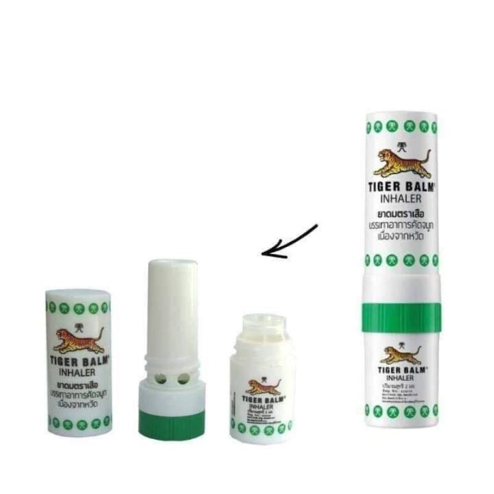 Original Tiger Balm Inhaler Medicated Oil Relief Nasal Congestion Cold ...