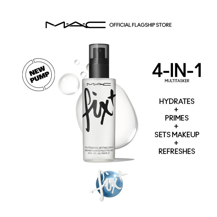 MAC Fix+ Multitasking Setting Spray 100ml / Alcohol-Free, Hydrates ...