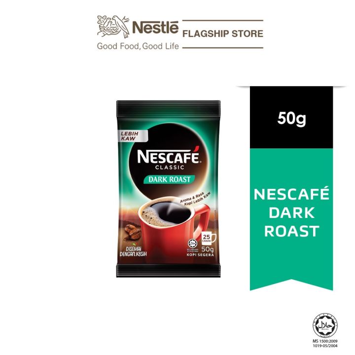NESCAFE Classic Dark Roast Refill Pack (50g) | Lazada