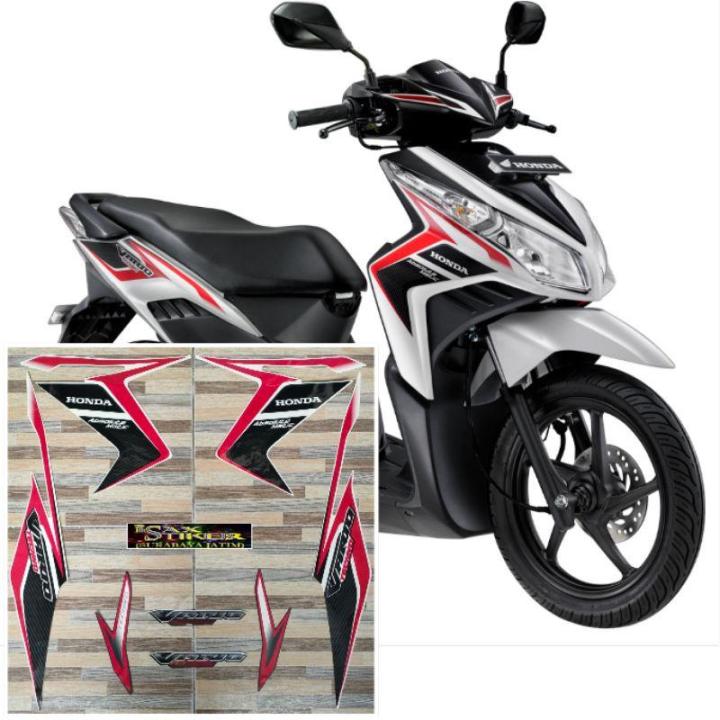 striping original Honda Vario techno 110 putih tahun 2011 2012 | Lazada ...