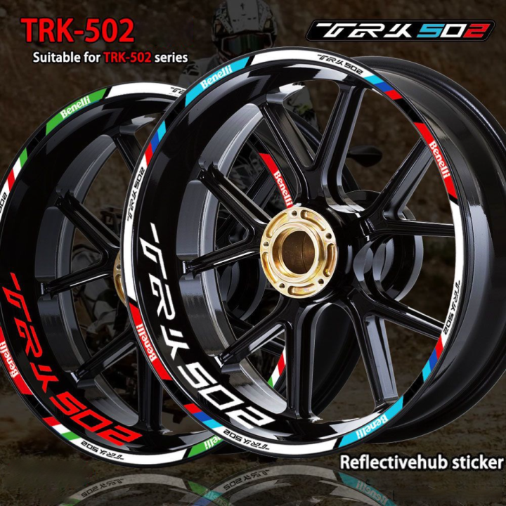 17" Benelli Wheel Sticker Benelli TRK 502 Motorcycle Wheel Reflective ...