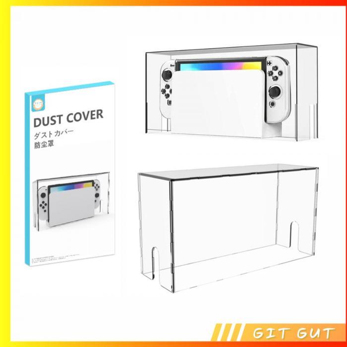 NINTENDO SWITCH V1 V2 OLED ACRYLIC CASE DUST COVER AKRILIK PELINDUNG ...