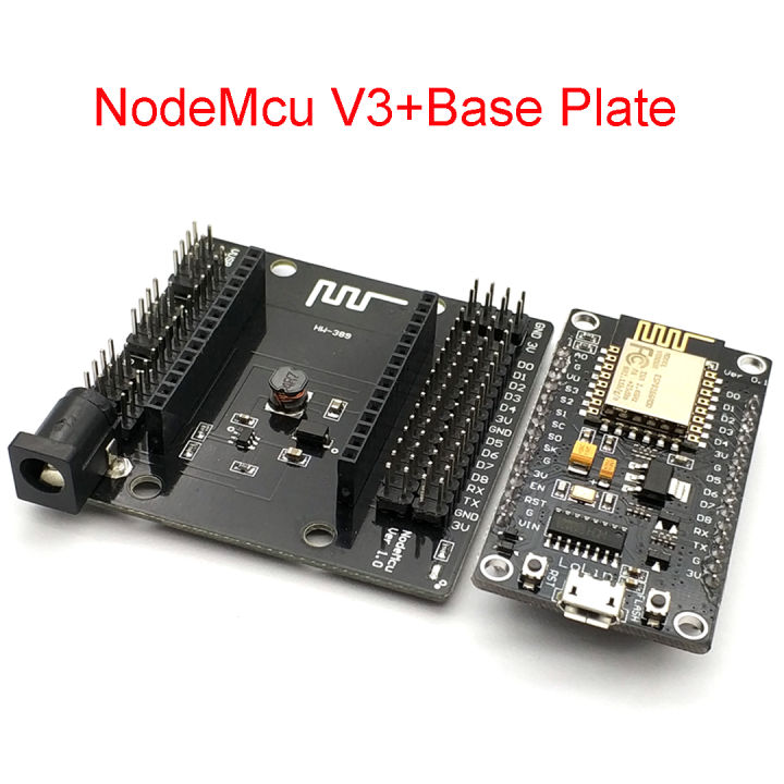NodeMcu V3 Lua Wireless WIFI Module Connector Development Board + Base ...