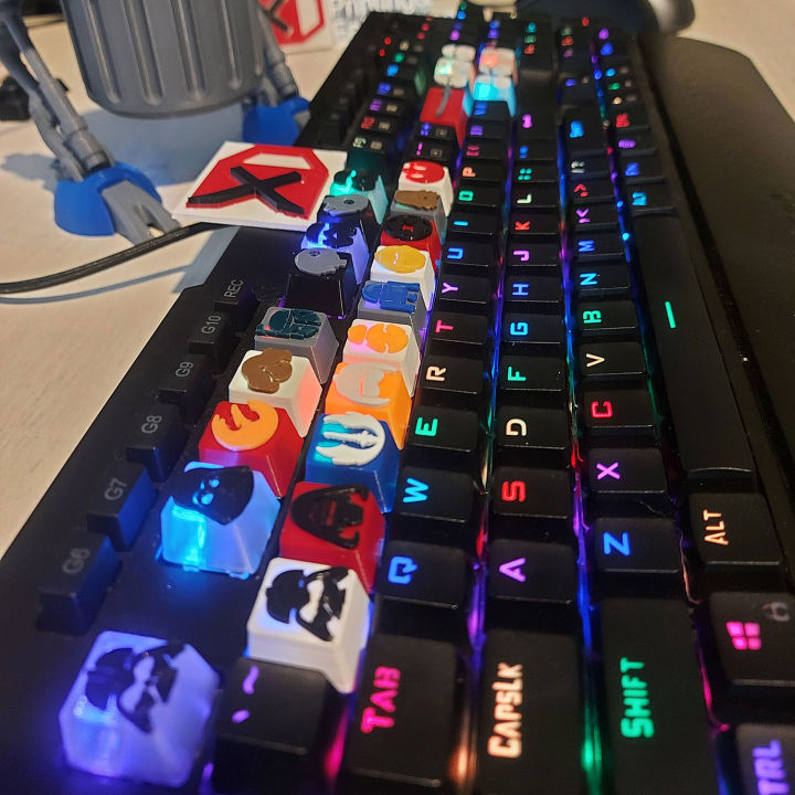 Star Wars Artisan Keycaps for mechanical keyboard Darth Vader Storm ...