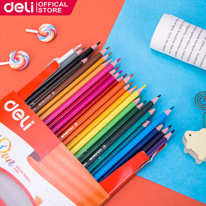 Deli Color Pencil Set 12/18/24 Colored Pencil Art Painting School ...