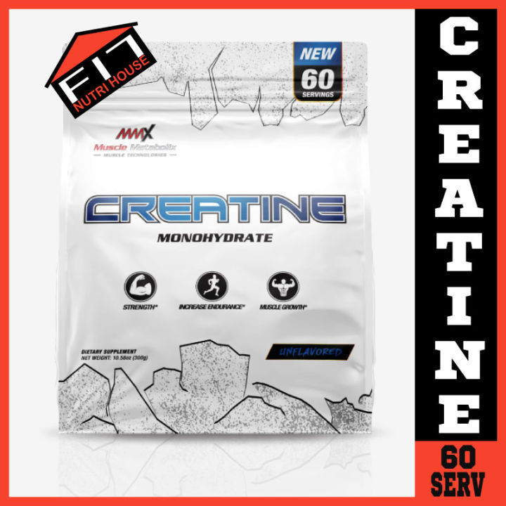Creatine Monohydrate MMX Muscle Metabolix (60 Serv) - Unflavored / FIT ...