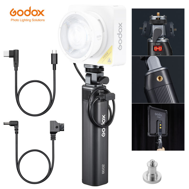 Godox BG02 Battery Grip 95Wh Battery handle For ML100Bi/R AD200PRO AD300PRO | Lazada Singapore