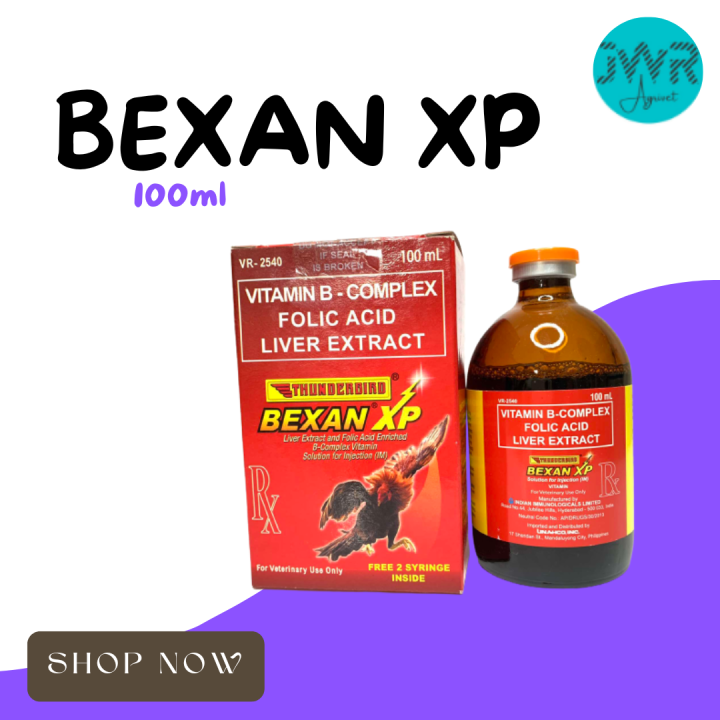 [JWR AGRIVET] BEXAN XP 100ml FOR GAMEFOWL / PARA SA MANOK PANABONG ...