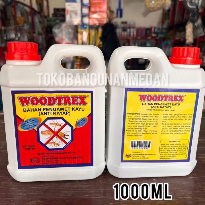 OBAT ANTI RAYAP WOODTREX 1000 ML / PENGAWET KAYU | Lazada Indonesia