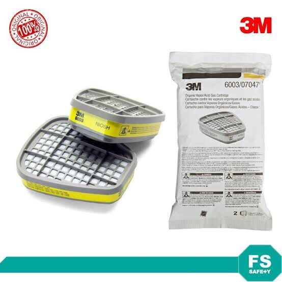 3M filter masker 6003 ASLI/Cartridge 3m 6003 ASLI | Lazada Indonesia