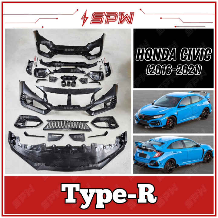 Honda Civic FC (2016-2021) Type-R FK7 Bodykit Front Bumper Rear Bumper ...