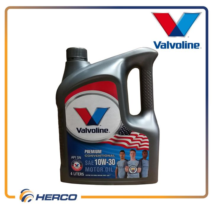 Valvoline Premium Conventional 10W30 Premium Multigrade SN 4 Liters ...