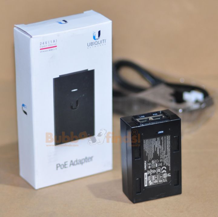 Ubiquiti POE-24-24W-G, Gigabit POE Injector 24V 1.0A for Rocket 5AC ...