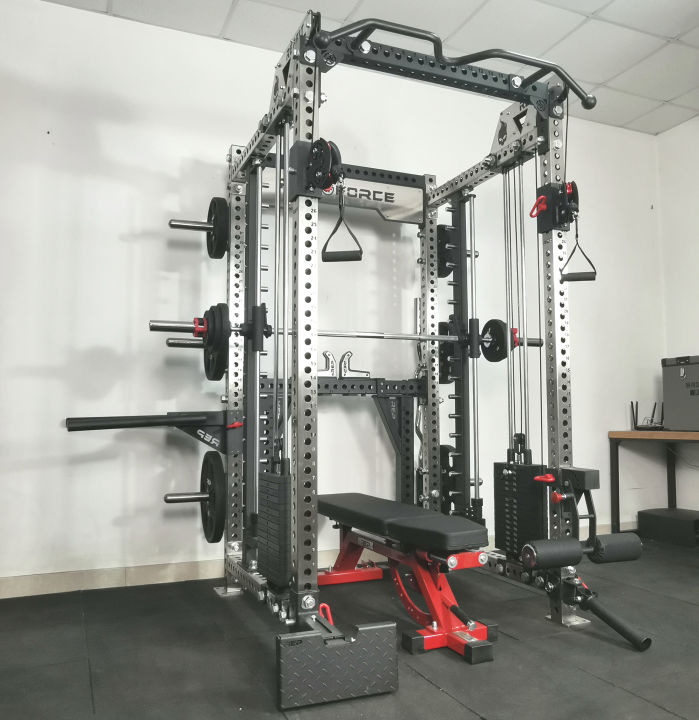 REPFORCE commercial combination squat frame small bird Smith machine (304 stainless steel ...