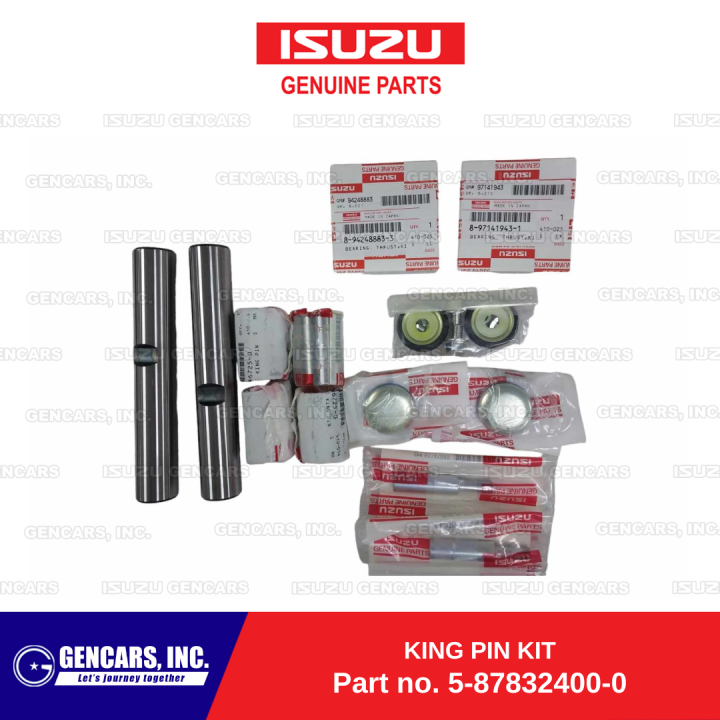 Isuzu Front Axle King Pin Kit for NKR71 (5-87832400-0) (Genuine Parts ...
