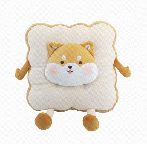 MINISO เบาะรองนั่ง น้องสัตว์กับขนมปังแผ่น Cartoon Series Sliced Bread ...