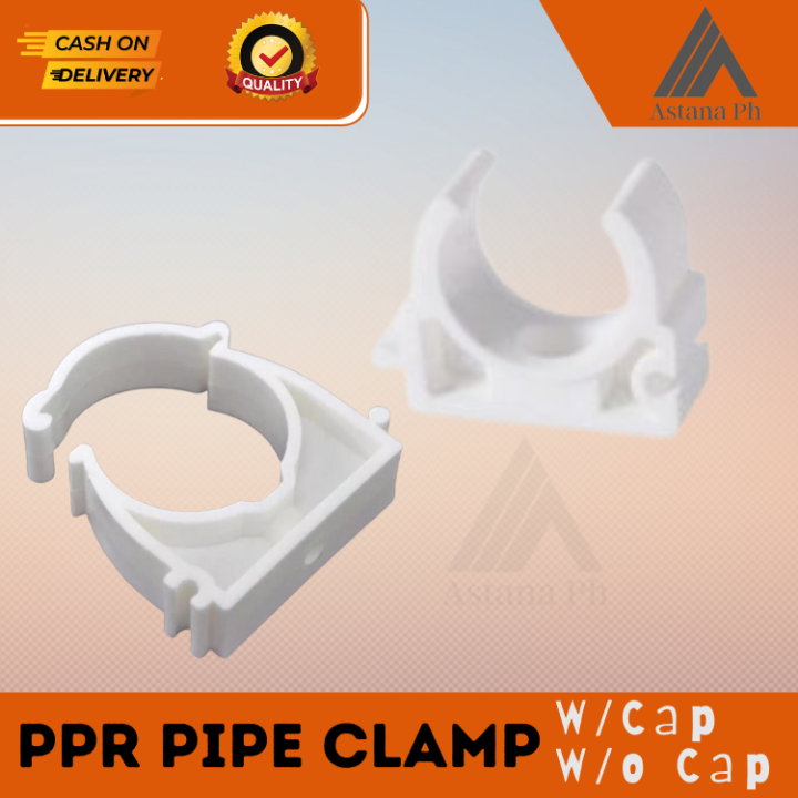 【50PCS】PPR Fittings Pipe Clamp w/cap 1/2" 3/4" 1" | Lazada PH