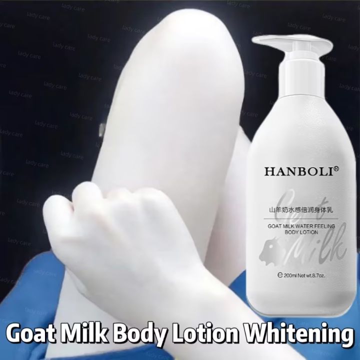 Just 3 Days Effective Permanent Whitening Body Lotion 250ml Goat Milk Whitening Lotion Cream ...