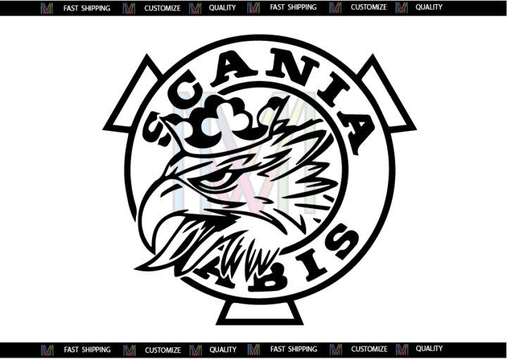 Scania Vabis For Auto Car/Bumper/Window Vinyl Decal Sticker Decals DIY ...