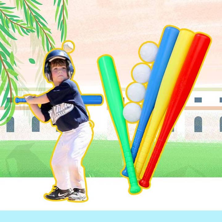 Children's pretend toys plastic baseball bat set (including baseball ...