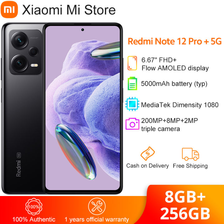Global Version Xiaomi Redmi Note 12 Pro Plus 5G Smartphone 200MP OIS Camera 120Hz AMOLED 120W ...
