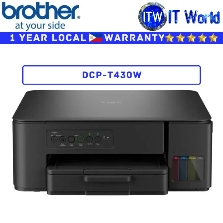 Itw | Brother Printer DCP-T430W Ink Tank Print Scan Copy Printing ...