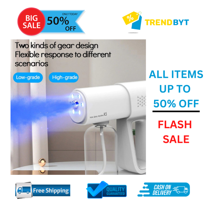 TRENDBYT - Blu-Ray Anion Nano Disinfectant Fog Machine Spray | Alcohol ...