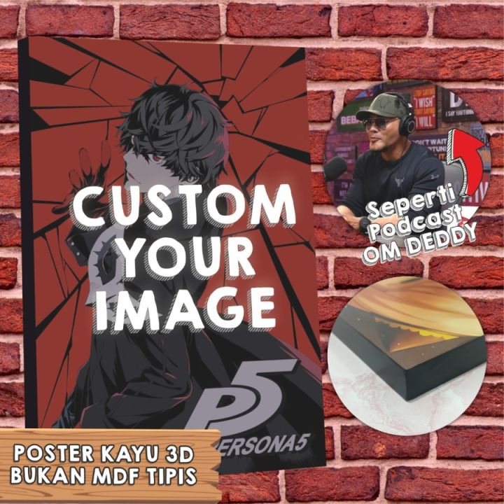 Poster Frame Kayu Custom Aesthetic 30x40 cm | Lazada Indonesia