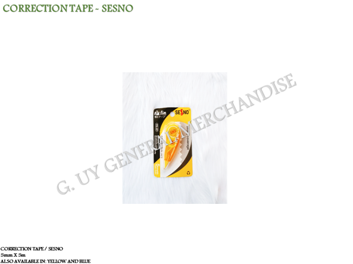 SESNO CORRECTION TAPE 5mm | Lazada PH