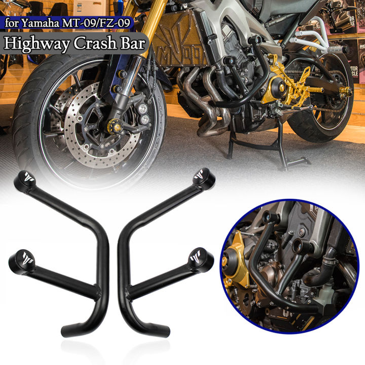 Ultrasupplier For YAMAHA MT-09 FZ-09 Front Engine Guard Crash Bar ...