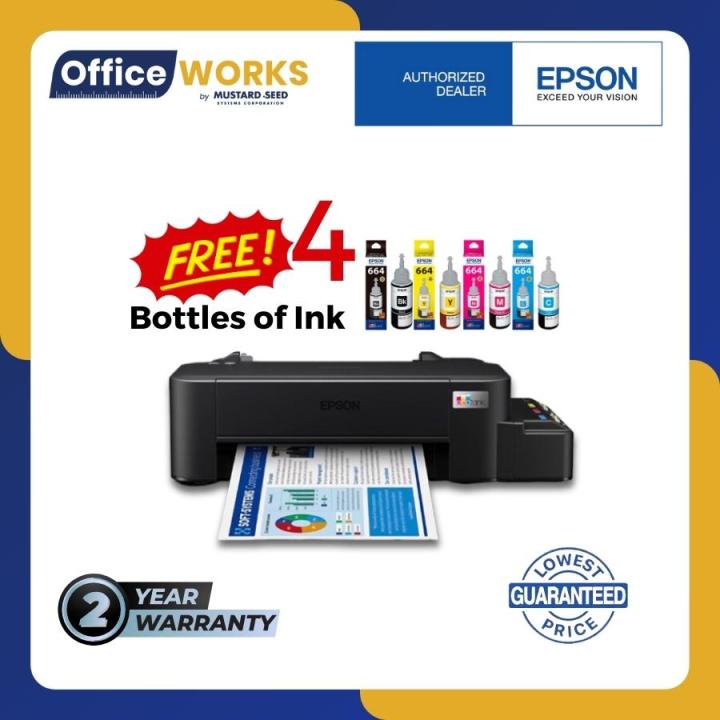 Epson Printer / L121 Ink Tank Printer Single Function Printer / Printer ...