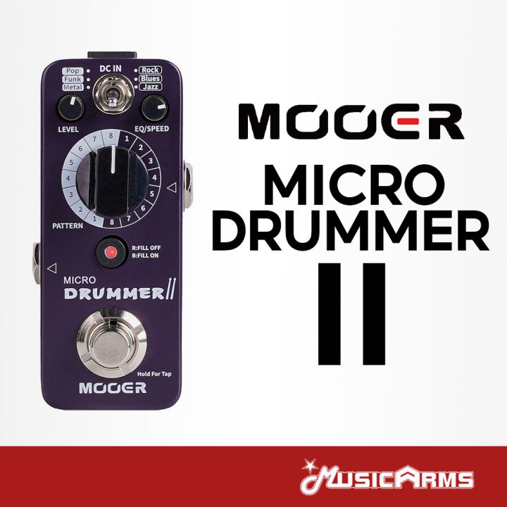 Mooer Micro Drummer II เอฟเฟคกีตาร์ Mooer Micro Drummer – Digital Drum ...