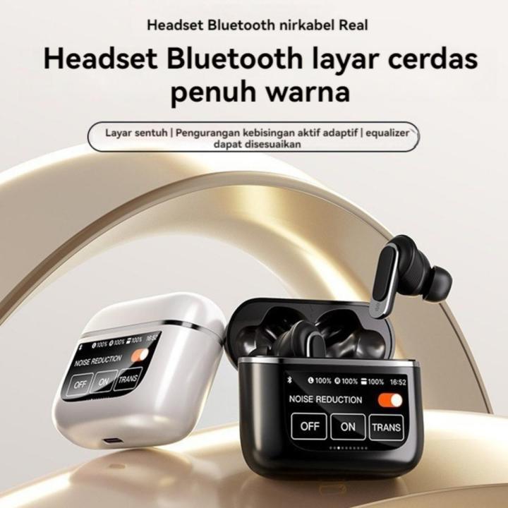 V8 TWS Bluetooth Earbuds – Smart Display Headset with Active Noise ...