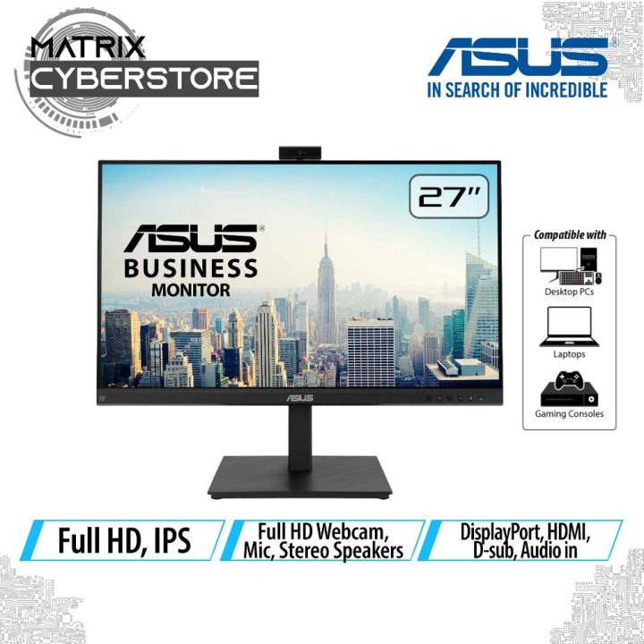 ASUS BE279QSK Video Conferencing Monitor - 27", HDMI, FullHD, IPS ...