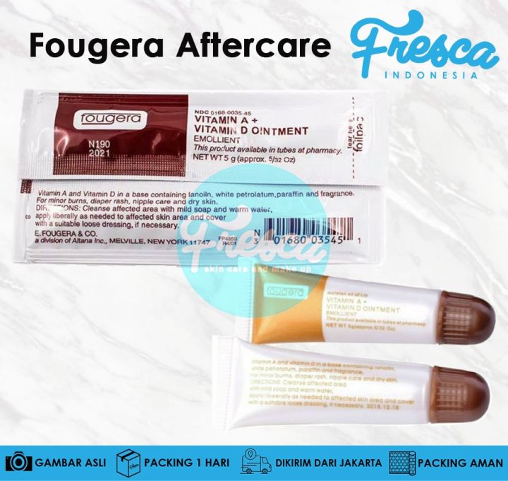 10pcs Fougera SACHET / FOUGERA Aftercare untuk Sulam Alis atau ...