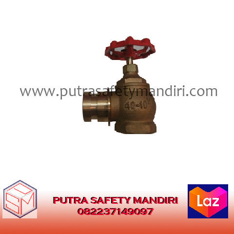 VALVE ANGLE LANDING FIRE HYDRANT KUNINGAN MACHINO 1.5 / 2.5 INCH ALAT ...