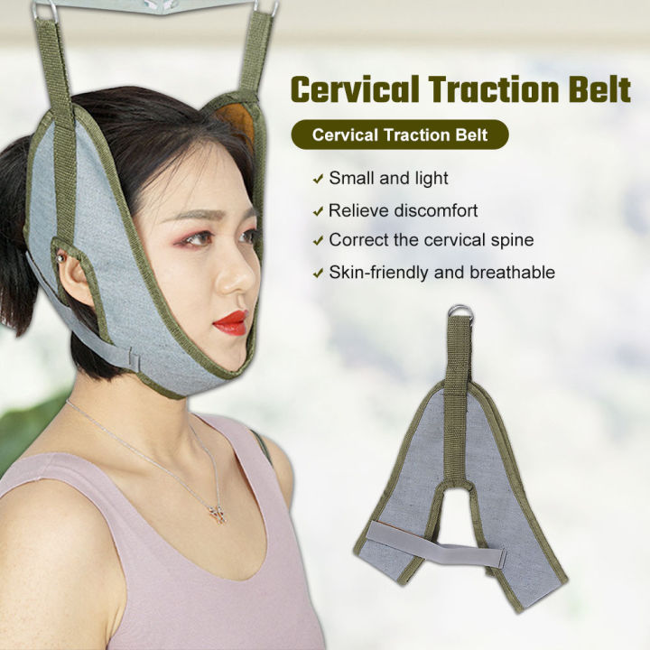Hanging Neck Traction Adjustable Cervical Traction Device Chiropractic ... Hanging Neck Traction Adjustable Cervical Traction Device Chiropractic ...